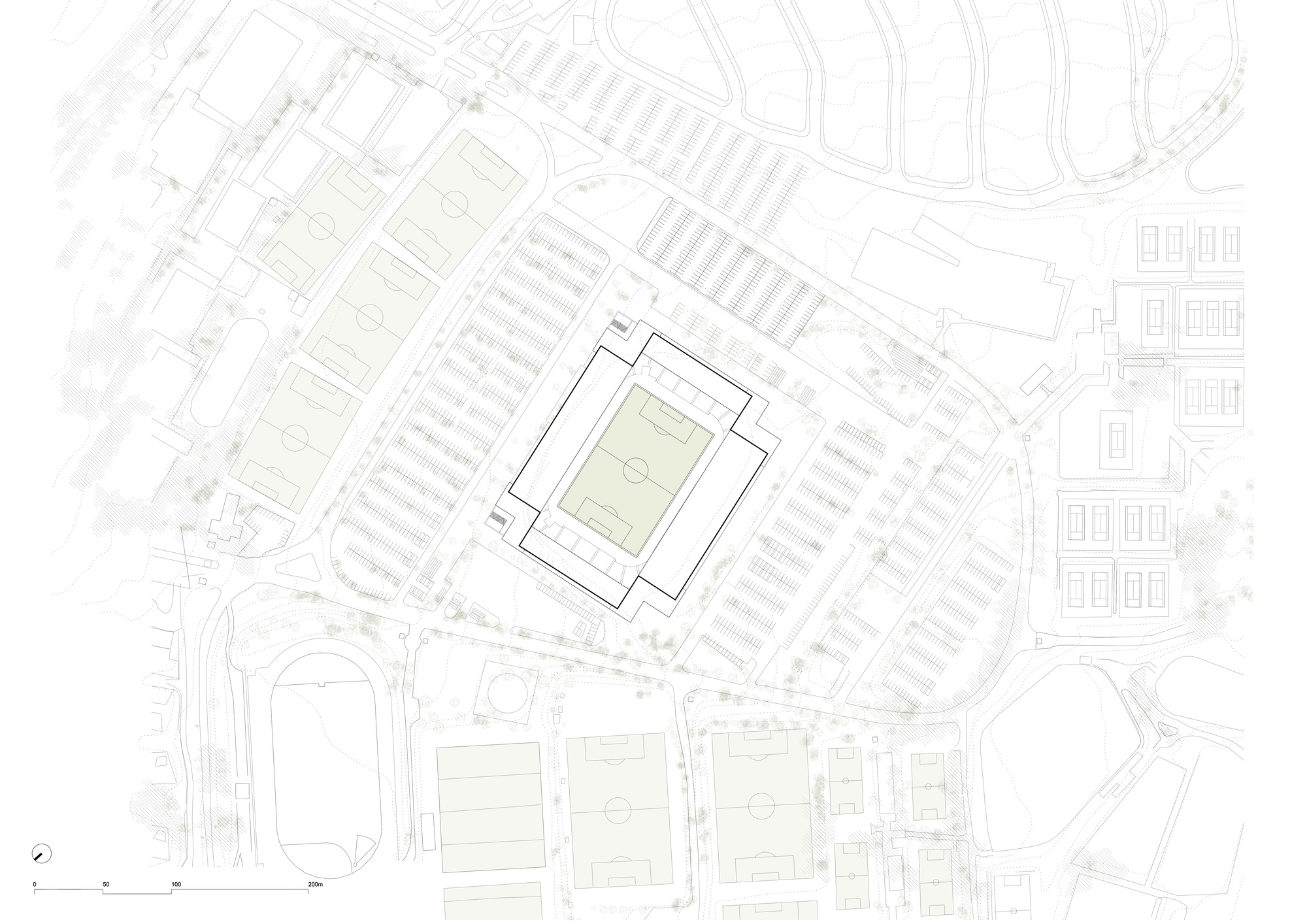 Gallery of University Catholic Stadium Modernization Project / IDOM - 23