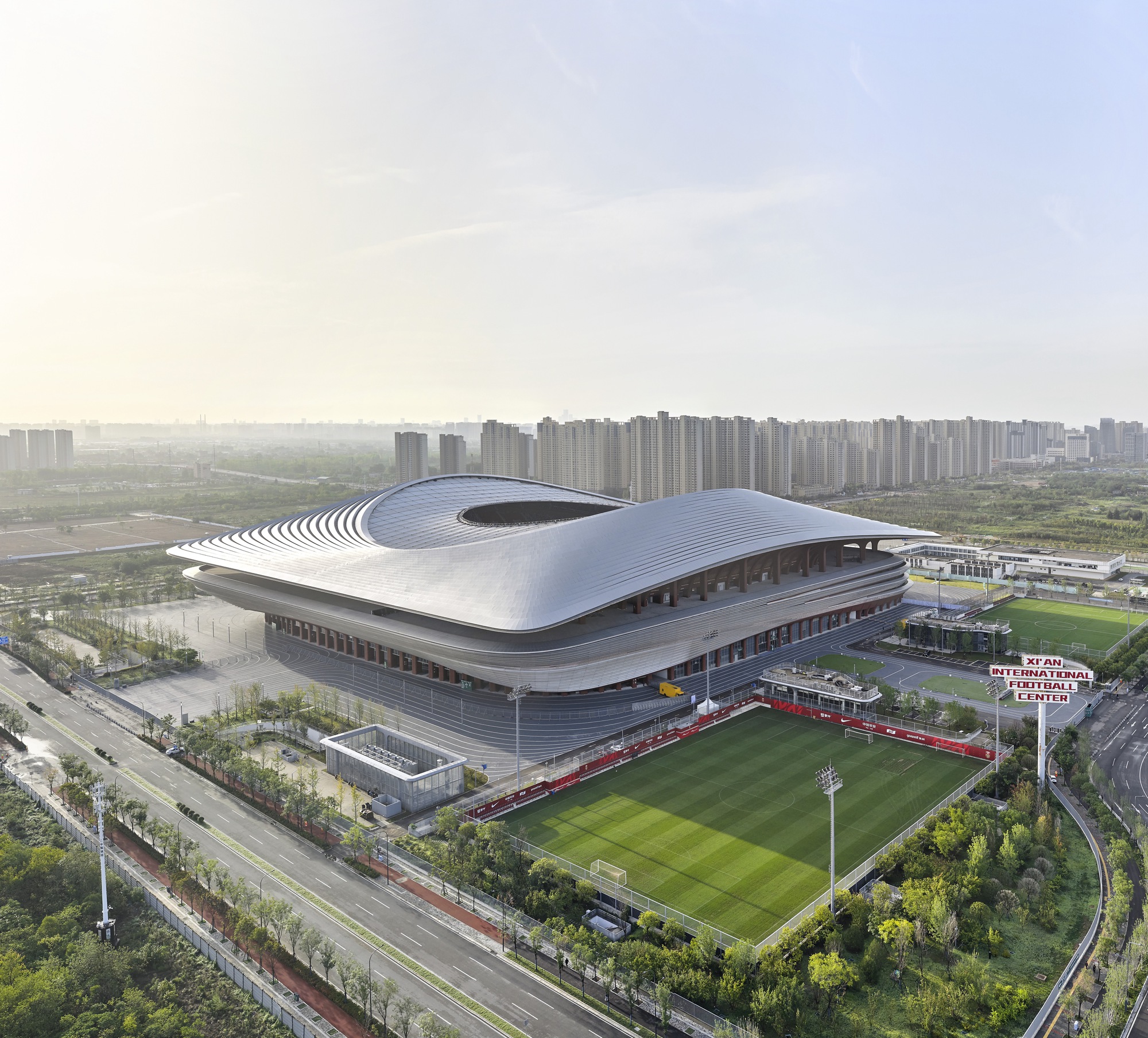 Gallery of Xi’an International Football Center / Zaha Hadid Architects ...