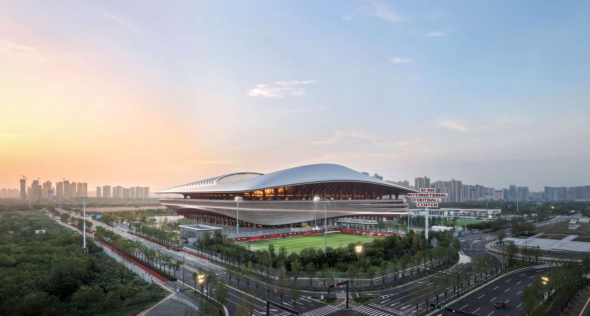 Gallery of Xi’an International Football Center / Zaha Hadid Architects ...