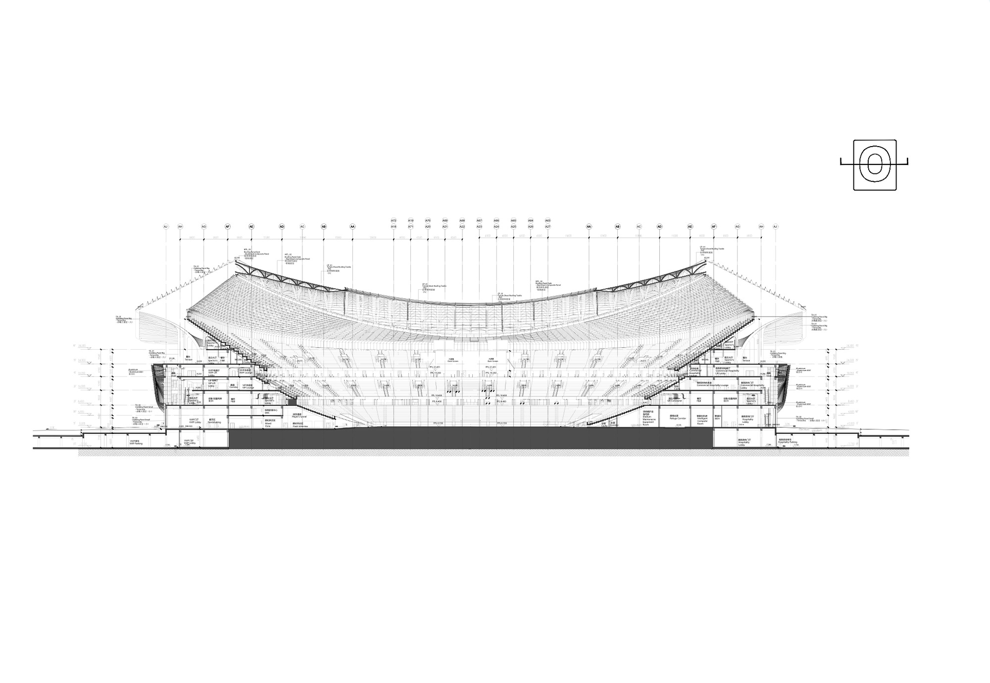 Gallery of Xi’an International Football Center / Zaha Hadid Architects ...