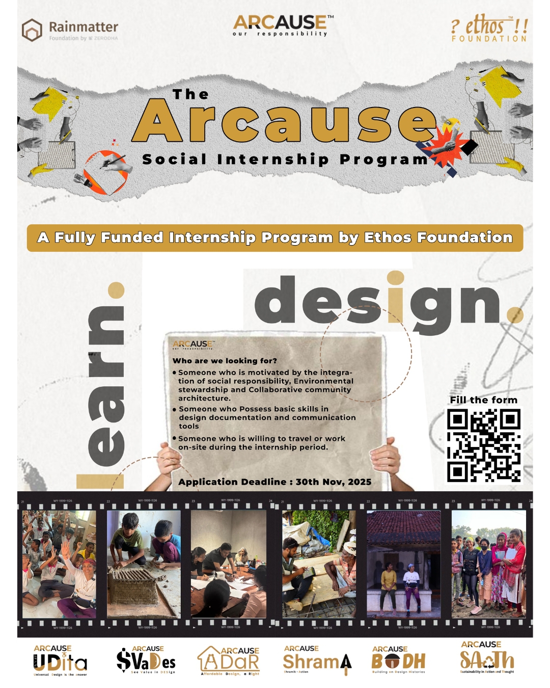 Call for Application: The Arcause Social Internships Program | ArchDaily