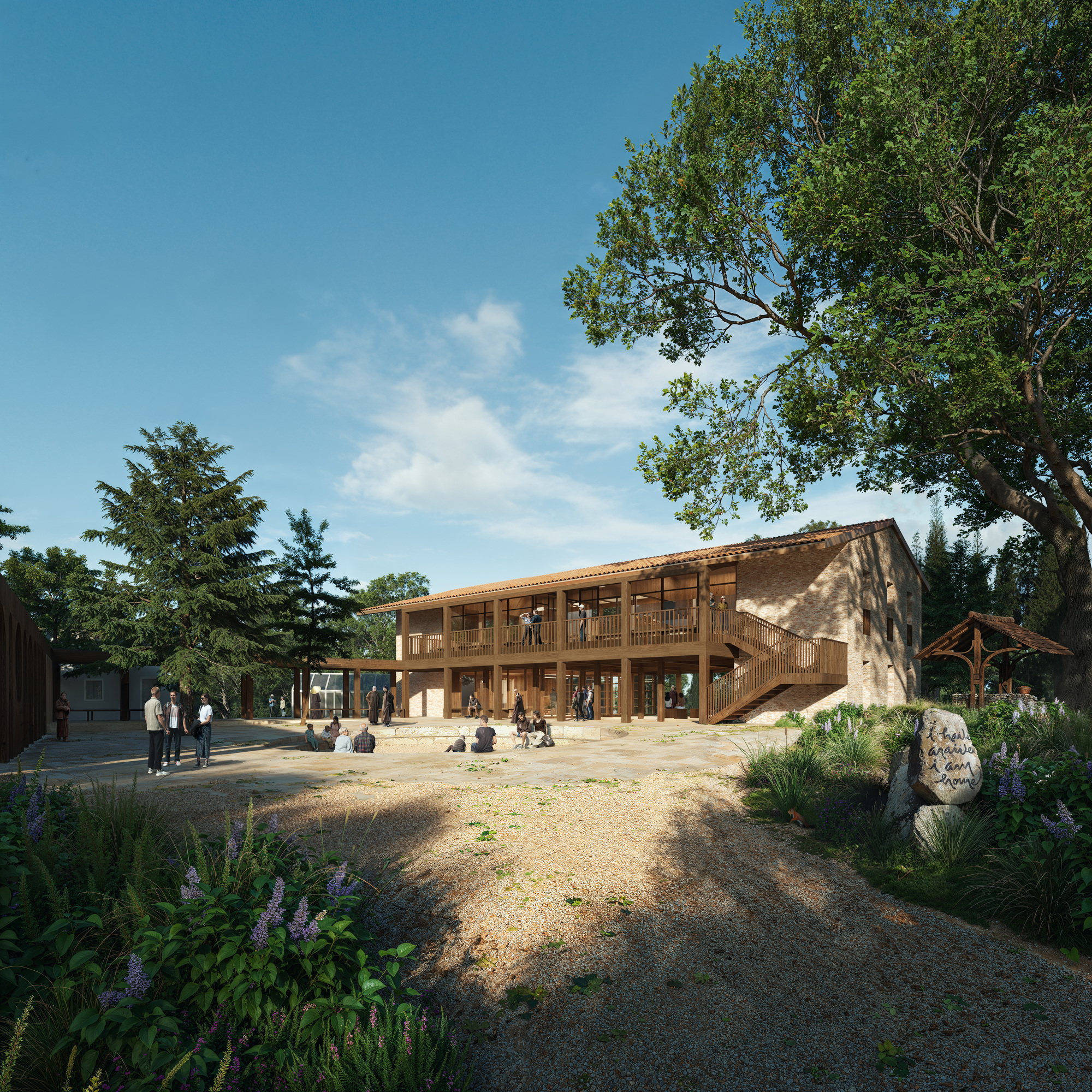 Gallery of MVRDV Receives Approval for Plum Village Buddhist Monastery ...