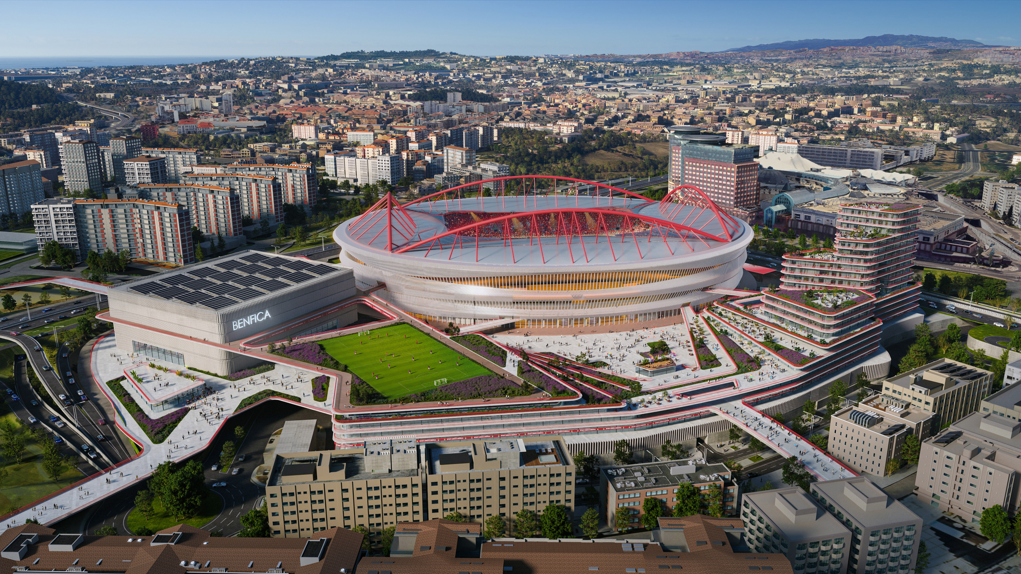 Gallery of 14 Global Stadium Projects and Surrounding Urban Masterplans ...