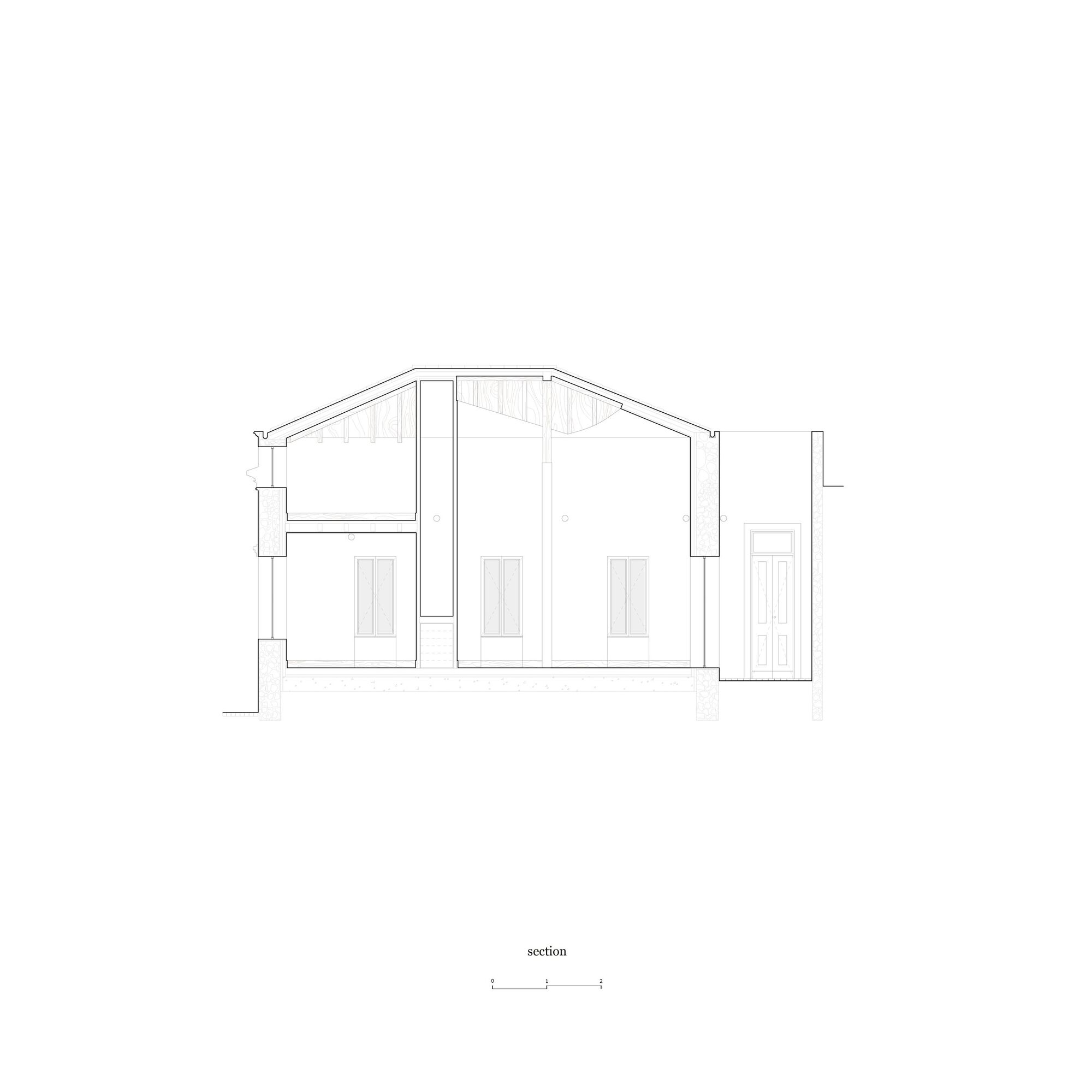 Galeria de Casa (re)cortes – tecto, paredes e pilar / Corpo Atelier - 20