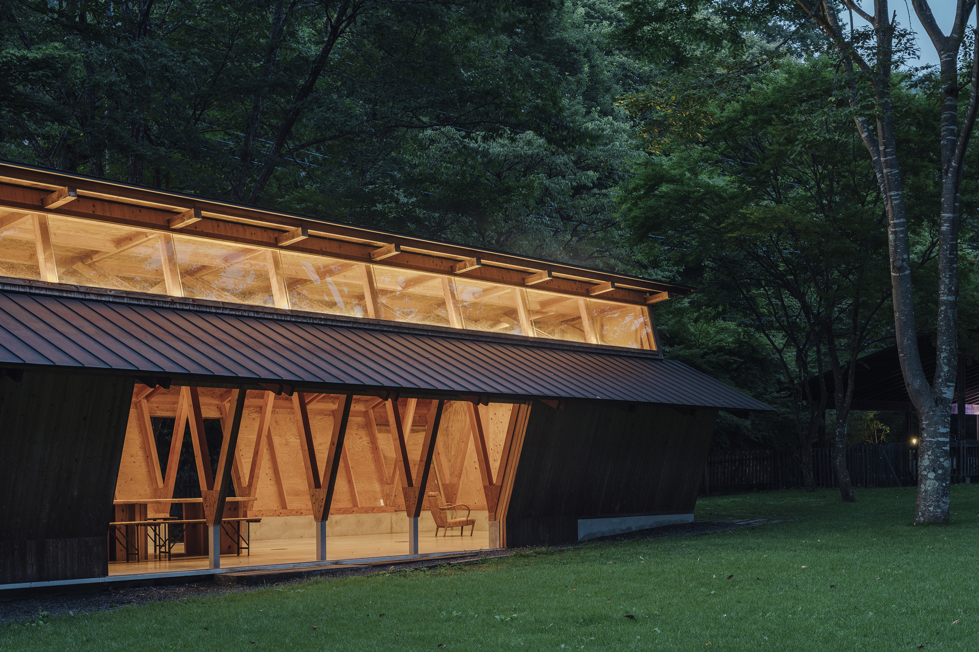 Gallery of Three Roofs Timber Hall / OOTT - 5