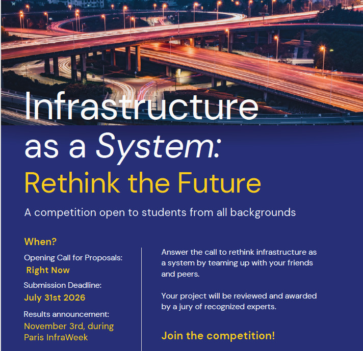 "Infrastructure as a System" : A contest opened to all students | ArchDaily